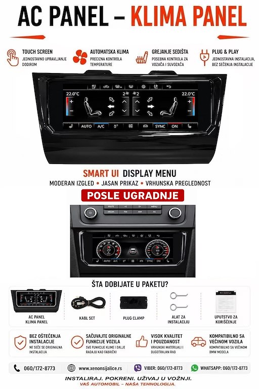AC KLIMA PANEL VW GOLF 6