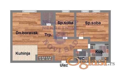Dvoiposoban 59m2 Mišeluk