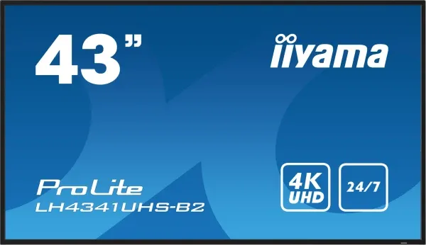 iiyama Digitalni ekran 43" Iiyama LH4341UHS-B2 IPS 3840x2160/8ms/HDMI/VGA/USB/zvucni