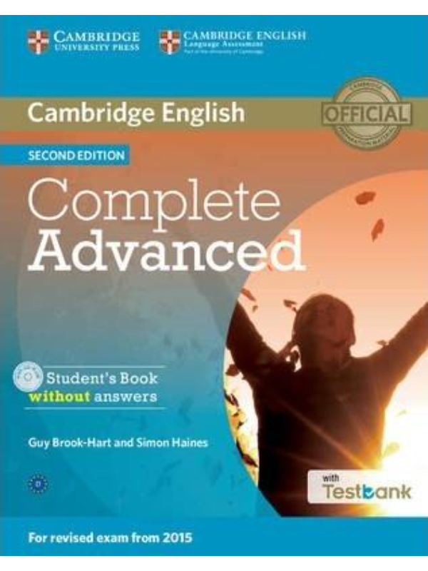 Complete Advanced 2nd Edition- NEW Student’s Book without answers with CD-ROM with Testbank