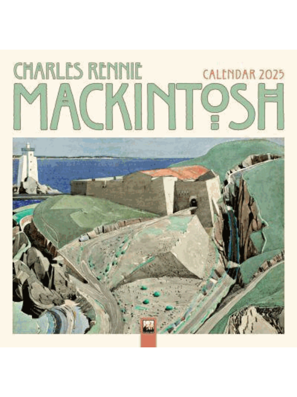 Charles Rennie Mackintosh Wall Calendar 2025 (Art Calendar)