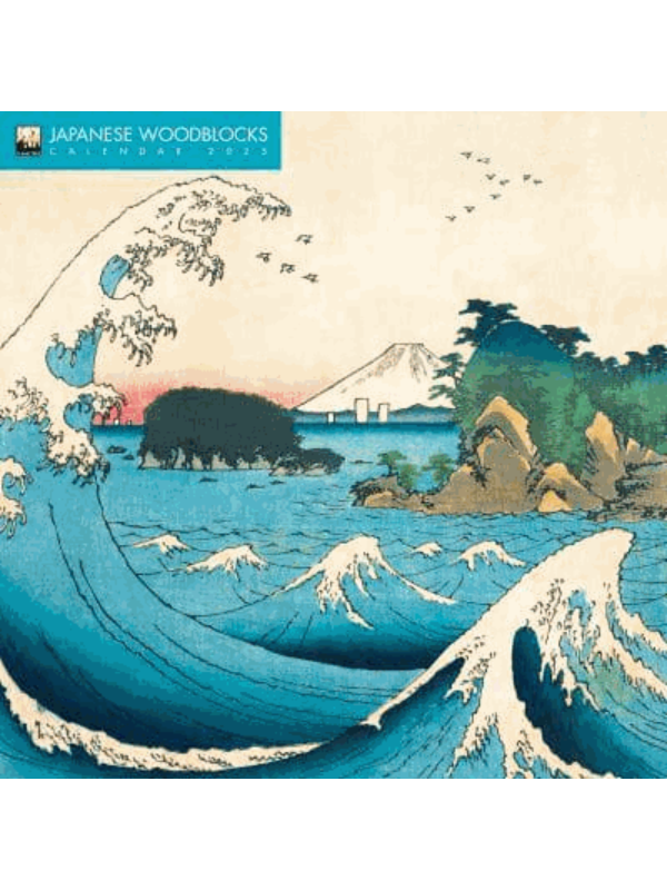 Japanese Woodblocks Wall Calendar 2025 (Art Calendar)