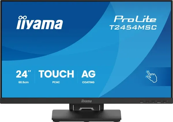 iiyama Monitor 24" Iiyama T2454MSC-B3AG IPS 1920x1080/83Hz/4ms/HDMI/DP/USB/touch