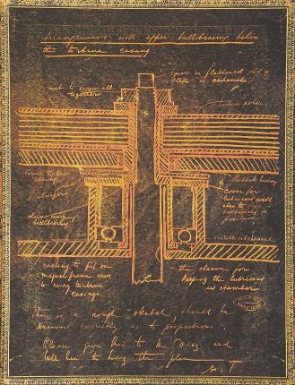 Notes – Tesla, Sketch of a Turbine Ultra Linije