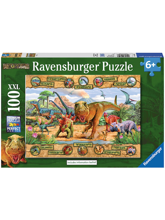 Ravensburger Puzzle (Slagalice) – Dinosaurusi Sa Imenima