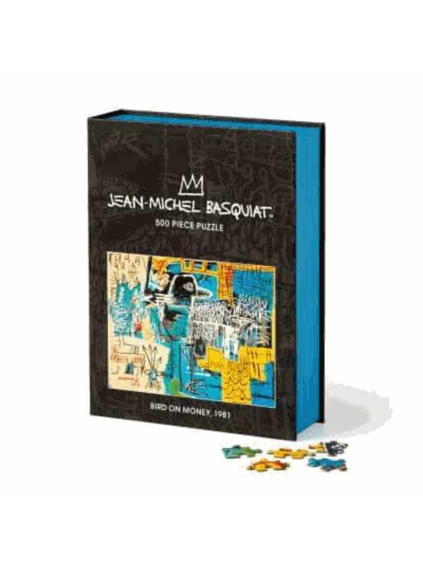 Basquiat Bird on Money 500 Piece Book Puzzle