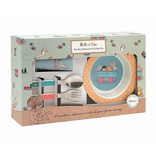 Belle & Boo – Kutija sa igračkama šestodelni dečiji set za jelo