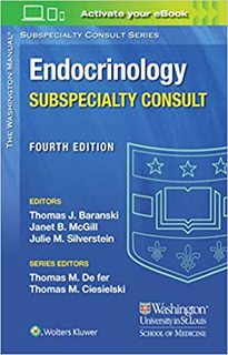 Washington Manual Endocrinology Subspecialty Consult 4th edition