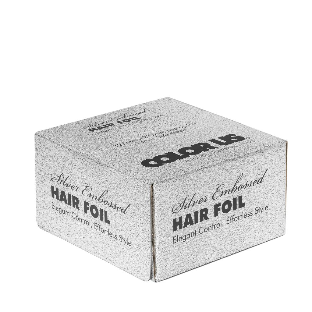COLOR US HAIR FOIL SILVER EMBOSSED SHEETS
