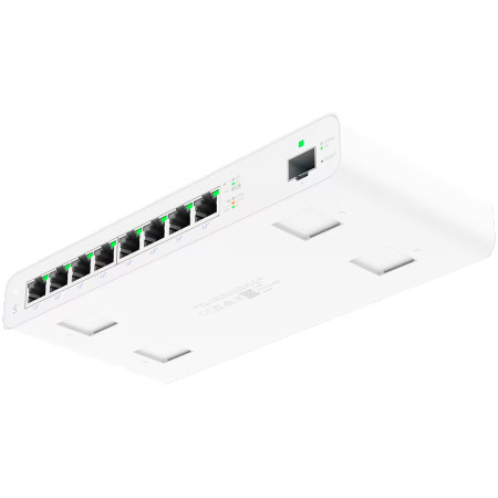 Ubiquity Switch (8) GbE RJ45 ports with 27V passive PoE output,1 SFP port ( UISP-S-EU )
