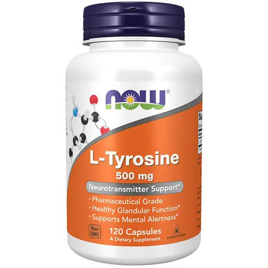 L-Tyrosine 500mg/120cap - NowFoods
