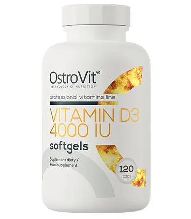 Vitamin D3 4000i.u. 120gelcaps - OstroVit