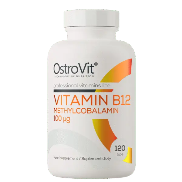 Vitamin B12 Methylcobalamin 120tb/100μg - OstroVit