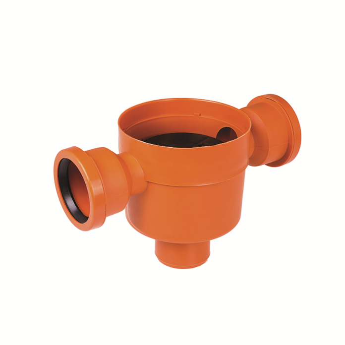 Podni slivnik sa donjim izlivom i 2 kraka STY-602 Ø110/50 mm