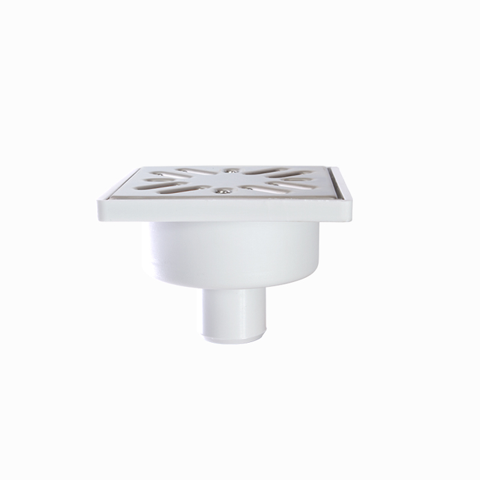 Sifon za tuš kadu sa INOX rešetkom 100x100 mm Ø32 mm vertikalni STY-509-RM