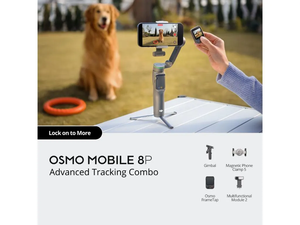 Gimbal za Telefon DJI Osmo Mobile 8P Advanced Tracking Combo