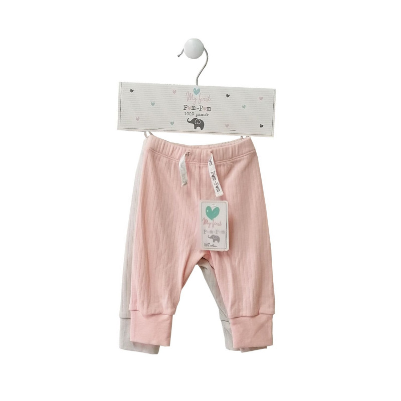 Pom Pom pantalone bez stopica set 2/1, devojčice