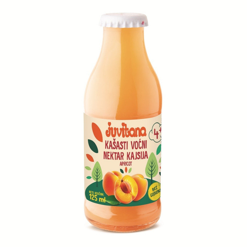 Juvitana kašasti sok kajsija 125ml