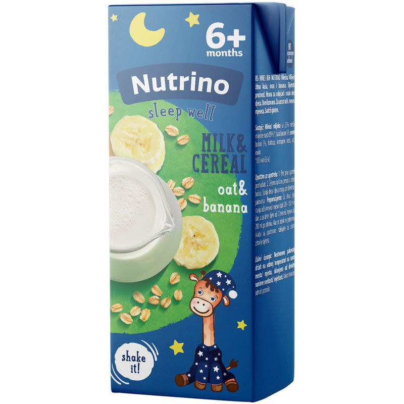 Nutrino mlekce tečna kaša ovas i banana 200ml