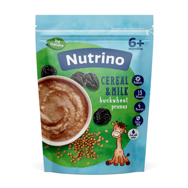 Nutrino mleč. instant kaša heljda suva šljiva 200g