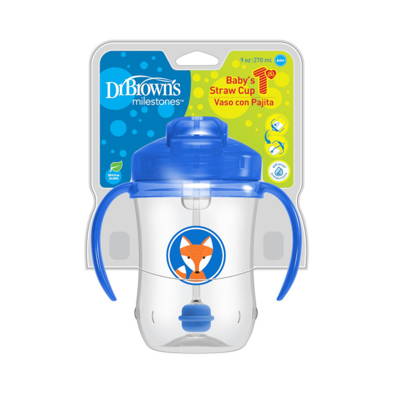Dr.Browns trening čaša plava 270ml