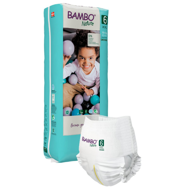 Bambo Nature pants pelene 6, 15+kg 38 kom