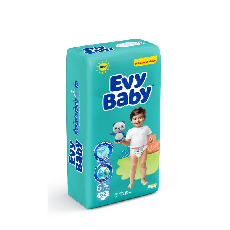 Evy baby pelene ULTRA XL 6, 16-25kg, 62kom