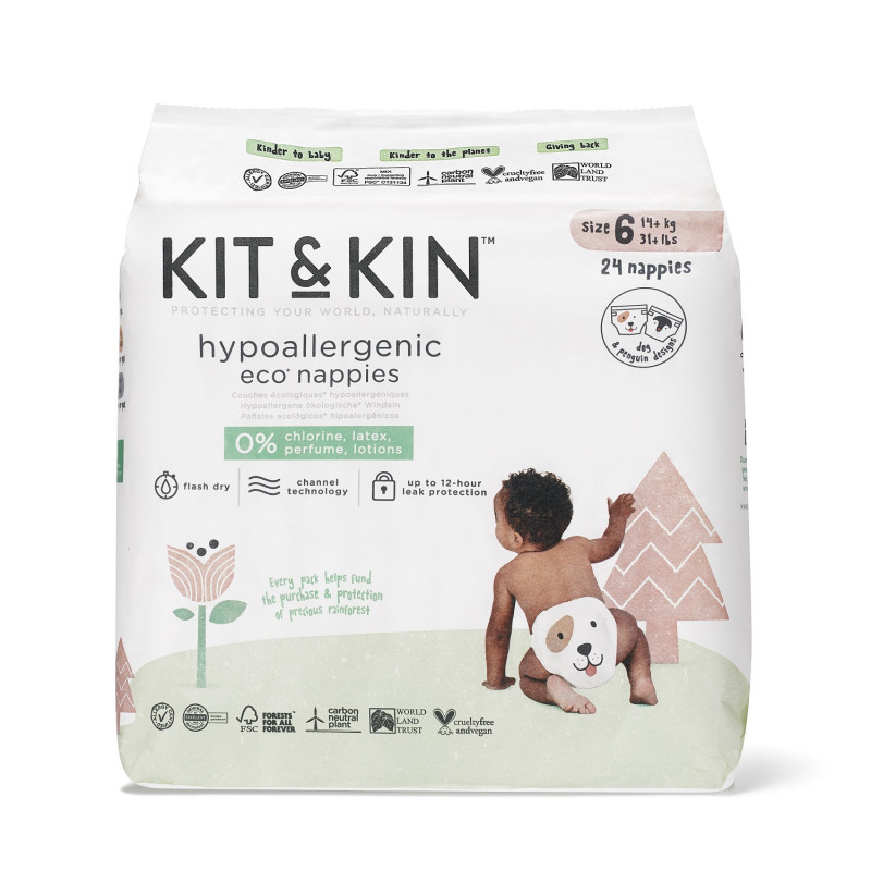 Kit & Kin pelene veličina 6 14+kg (24 pack)