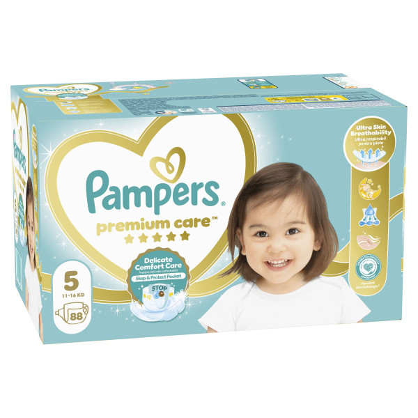 Pampers pelene premium MB 5 junior 11-16kg 88kom