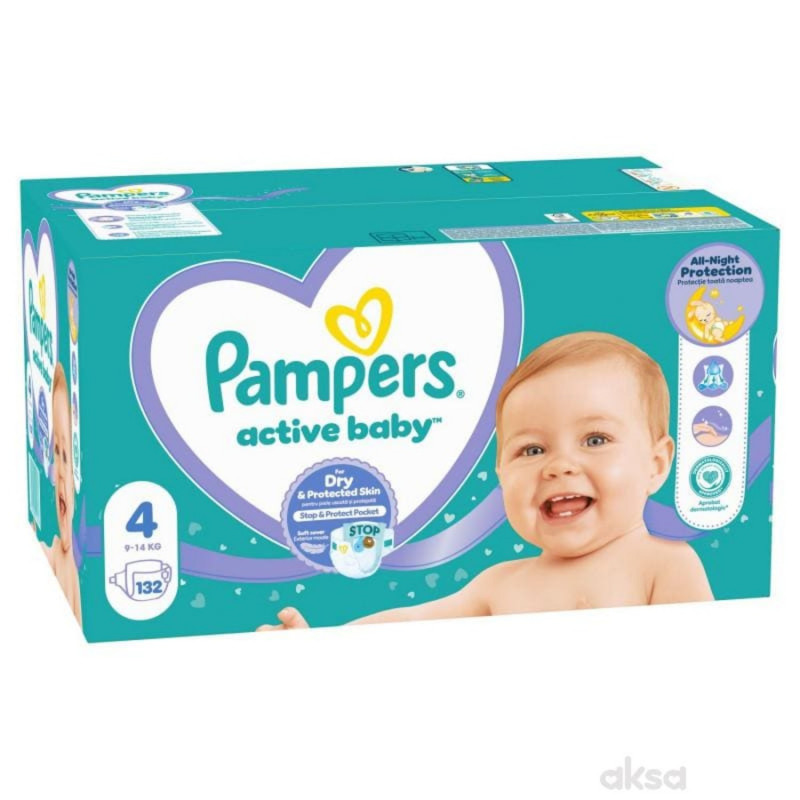 Pampers pelene MB 4 maxi 9-14kg 132kom