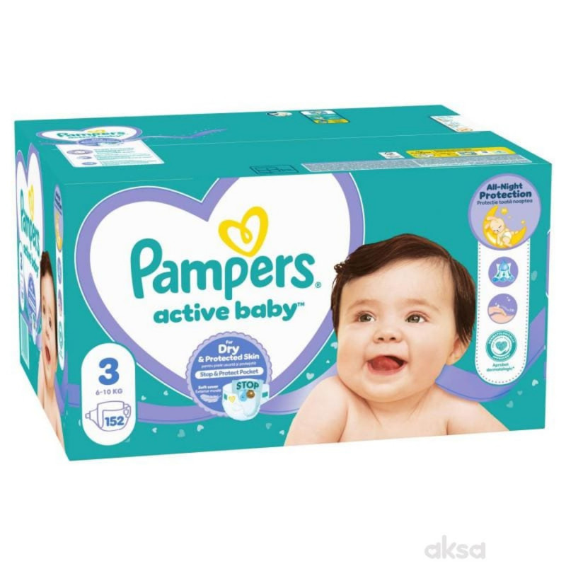 Pampers pelene MB 3 midi 6-10kg 152kom