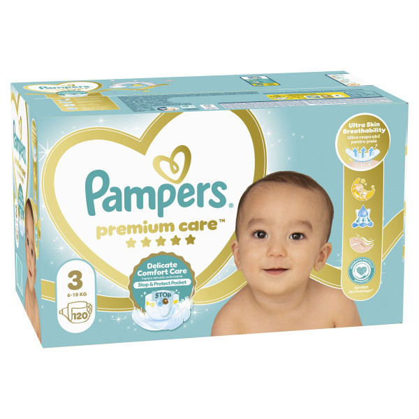 Pampers pelene premium MB 3 midi 6-10kg 120kom