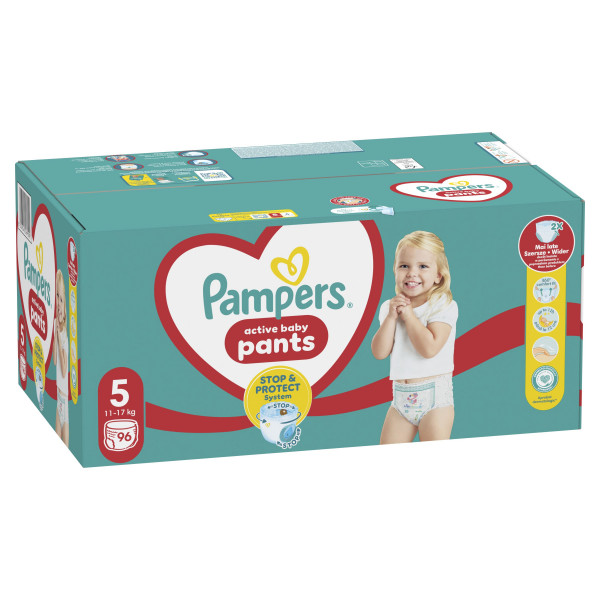 Pampers pants pelene MB 5 junior 12-17kg 96kom