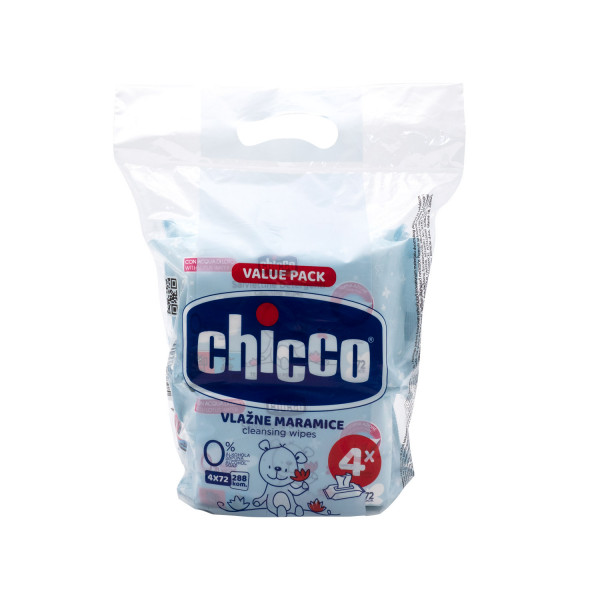 Chicco ns vlažne maramice 4-pack 288kom Novo