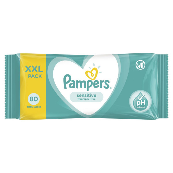 Pampers baby vlažne maramice sensitive 80kom
