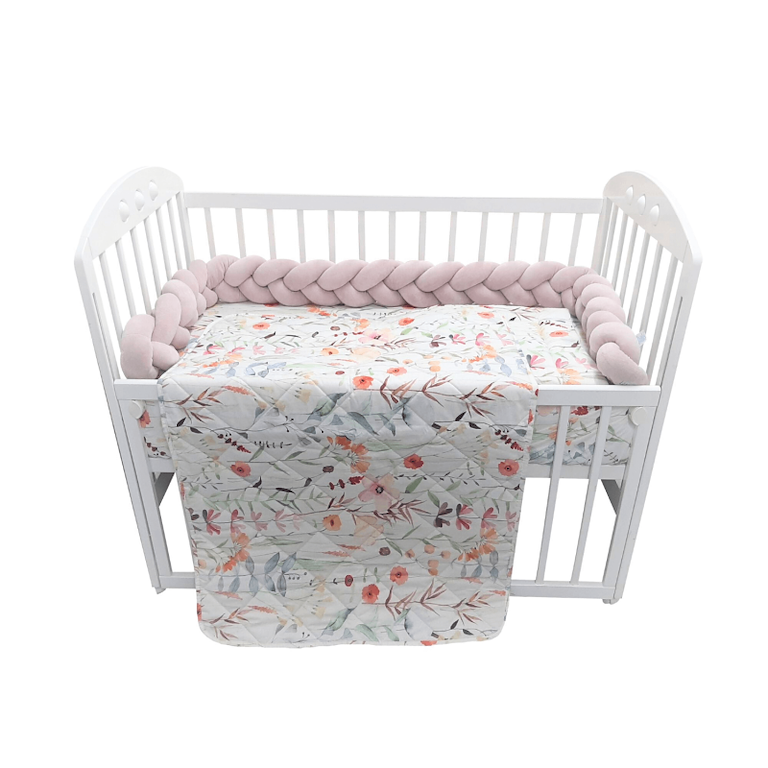 Baby Textil posteljina Cvetni svet 4/1, 80x120cm
