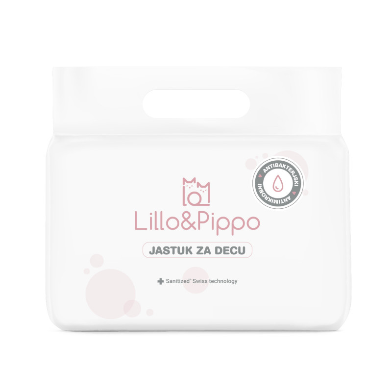 Lillo&Pippo antibakterijski jastuk za decu 40x60