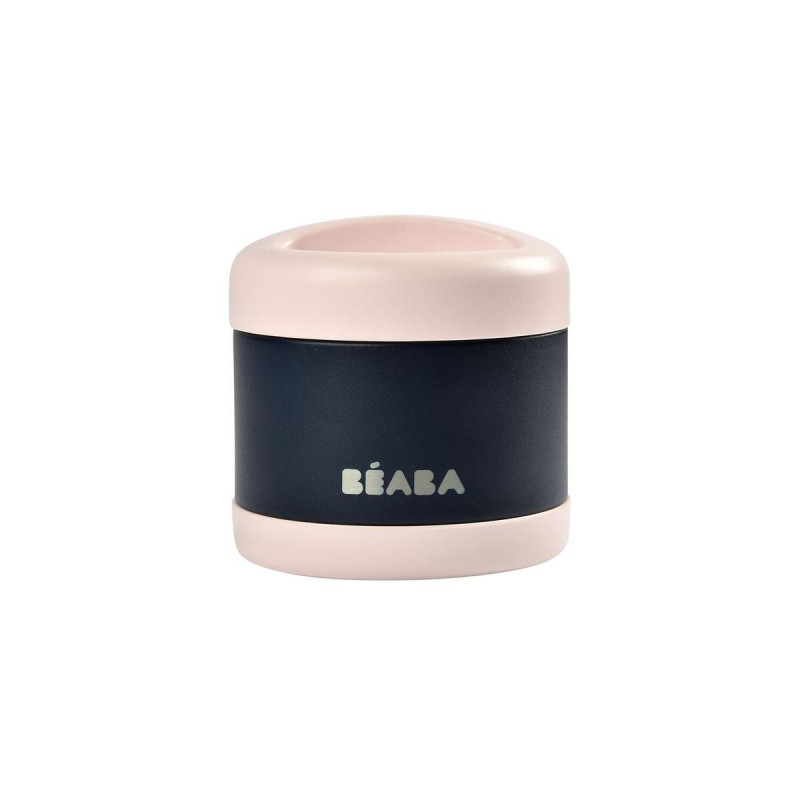 Beaba inox termo posuda 500ml,light pink/nightblue