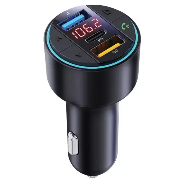 Xwave BT 40 FM transmiter za auto, BT, LED, USB, 3D Surround, USB-ž TypeC PD30W+QC3.0 brzo punjenje