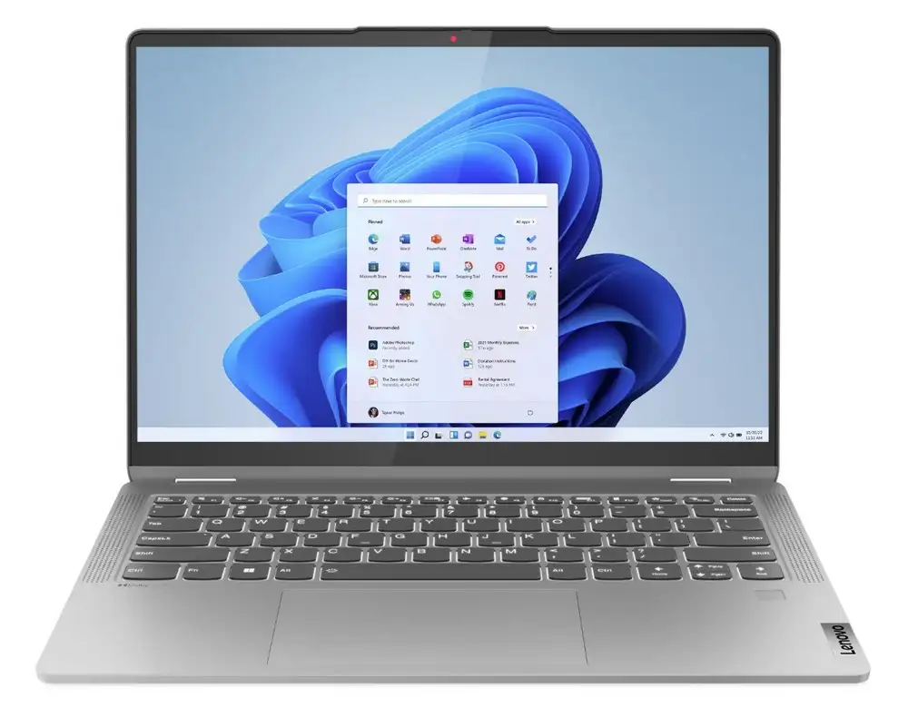 LENOVO IdeaPad Flex 5 14ABR8, 14" WUXGA, AMD Ryzen 5-5625U, 16GB, 512GB Bklt, SRB, Win11 Home, siva (82XX00HNYA)