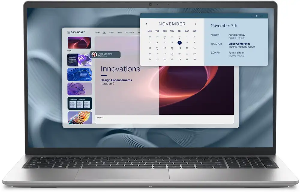 DELL Pro 15 Essential PV15250, 15.6" FHD, Intel Core i5-1334U, 16GB, 1TB SSD, FP, metalni silver