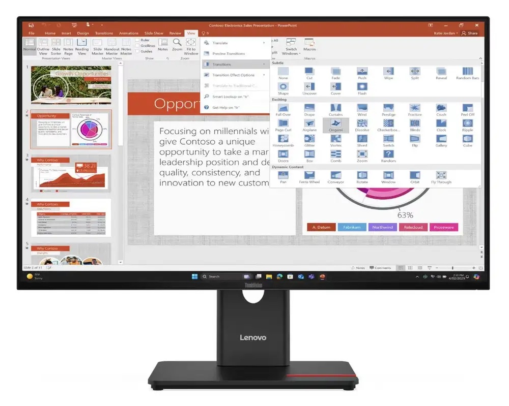 LENOVO ThinkVision T27-40 64A5MAT6EU