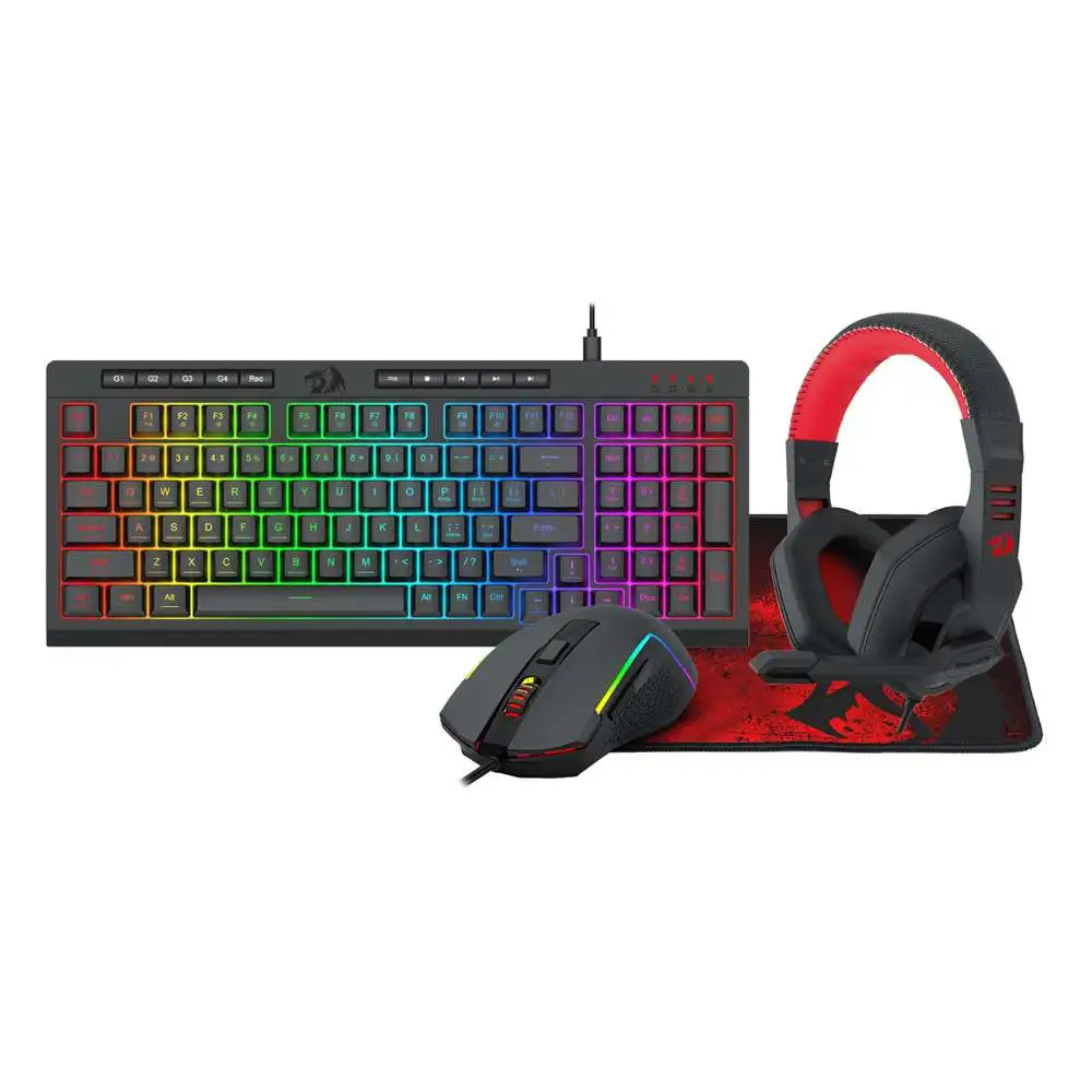 REDRAGON S149 4 in 1 Combo, K515-RGB + M616-RGB + H120 + P016