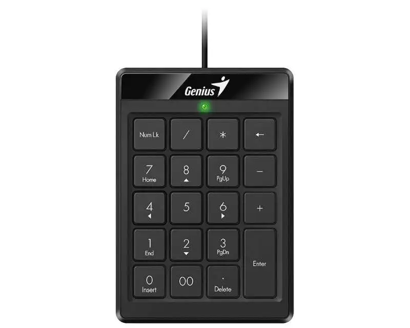 GENIUS NUMPAD 110 Tatatura numerieka, Crna, USB