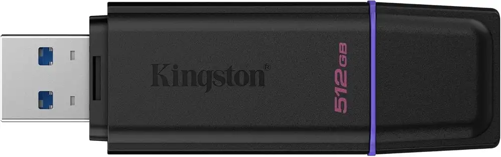 KINGSTON 512GB Portable USB 3.2 Gen 1 DataTraveler Exodia Black/Purple