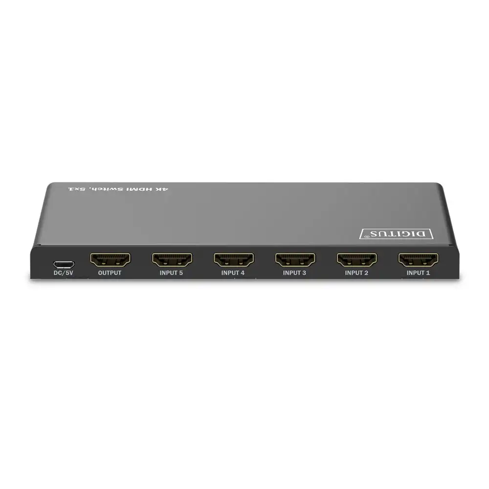 DIGITUS HDMI switch 5x1 4K 60Hz