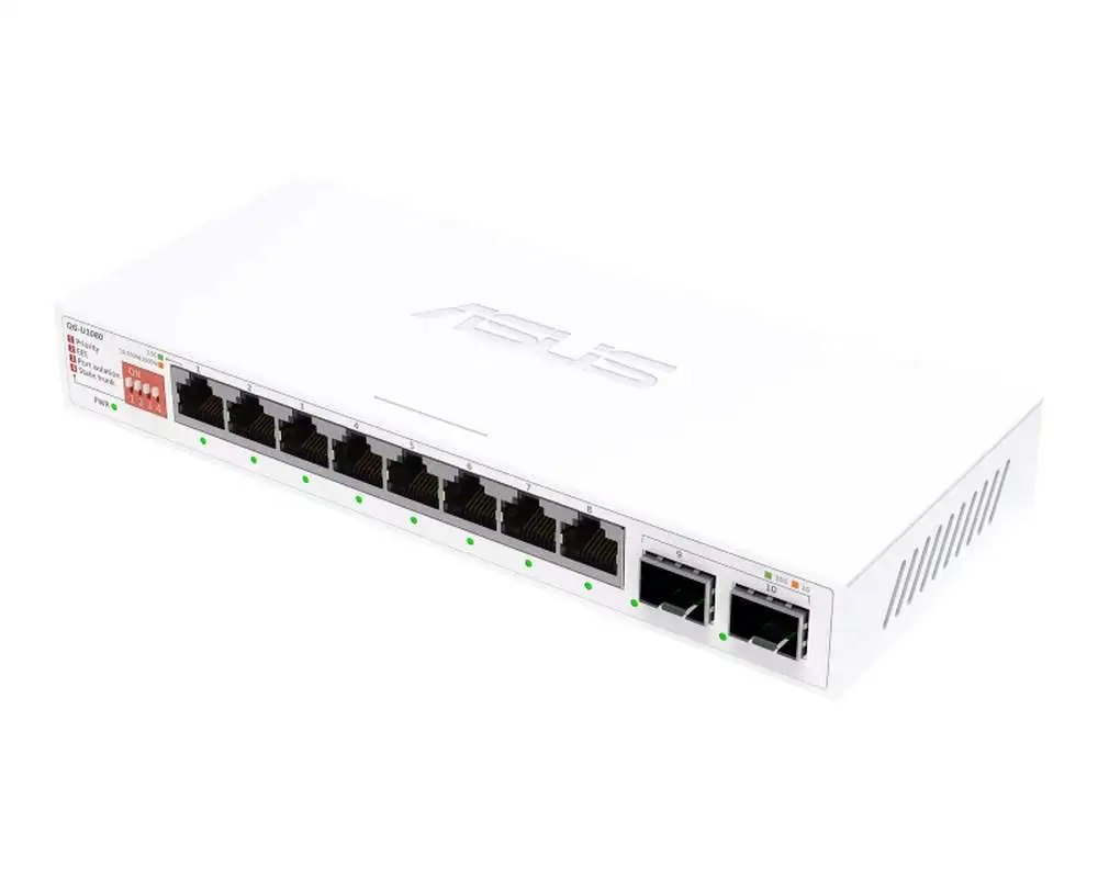 ASUS QG-U1080 8-port + 2-port 10G