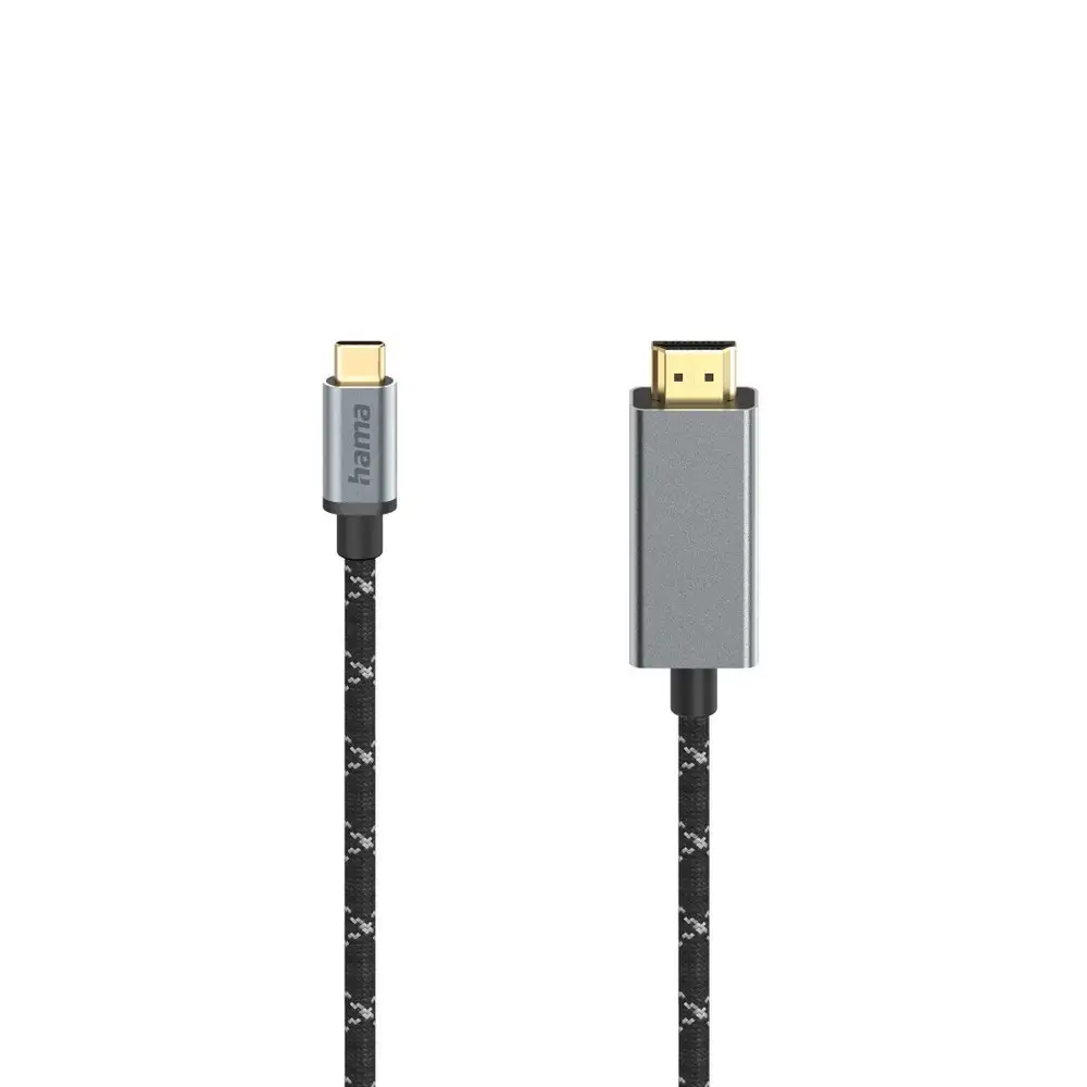 HAMA video kabl USB-C na HDMI, 4K, 1.50m, alu