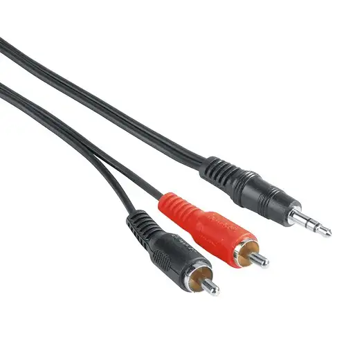 HAMA 3.5mm 2Xcinc 2m M/M