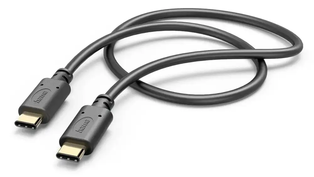 HAMA Charging/Data kabl, USB Type-C-USB Type-C, 1m crni